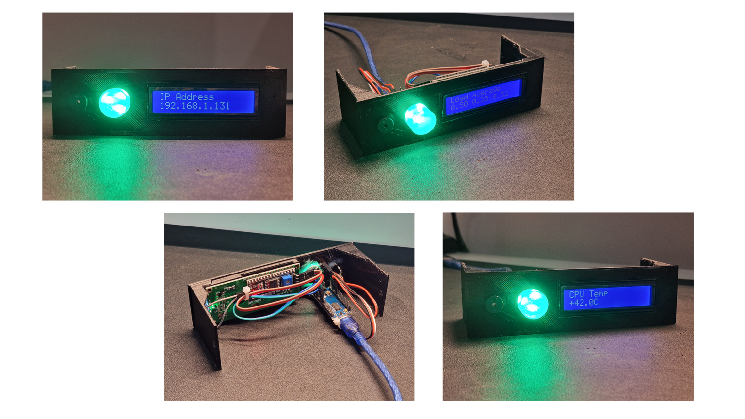 Building a Custom System Monitor for My Home Server: Arduino-Powered I2C LCD Display