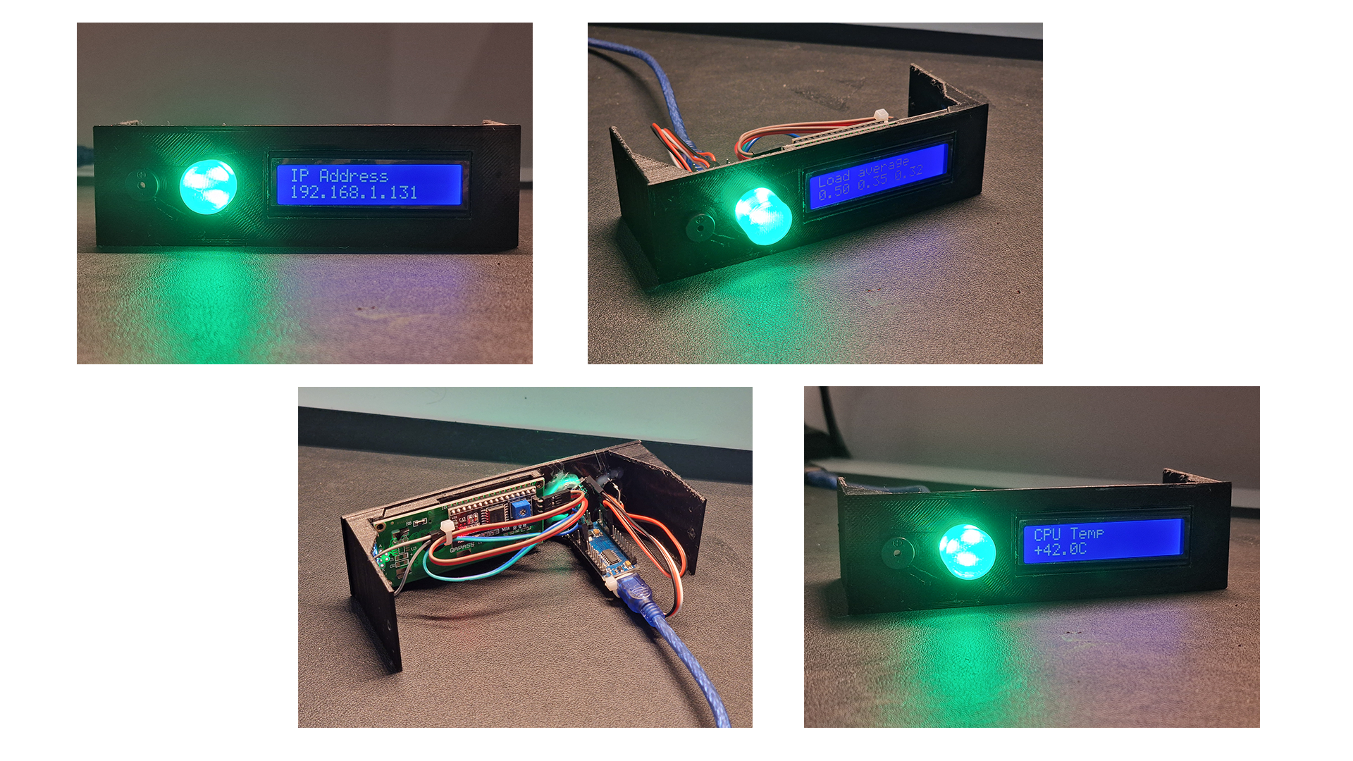 Building a Custom System Monitor for My Home Server: Arduino-Powered ...